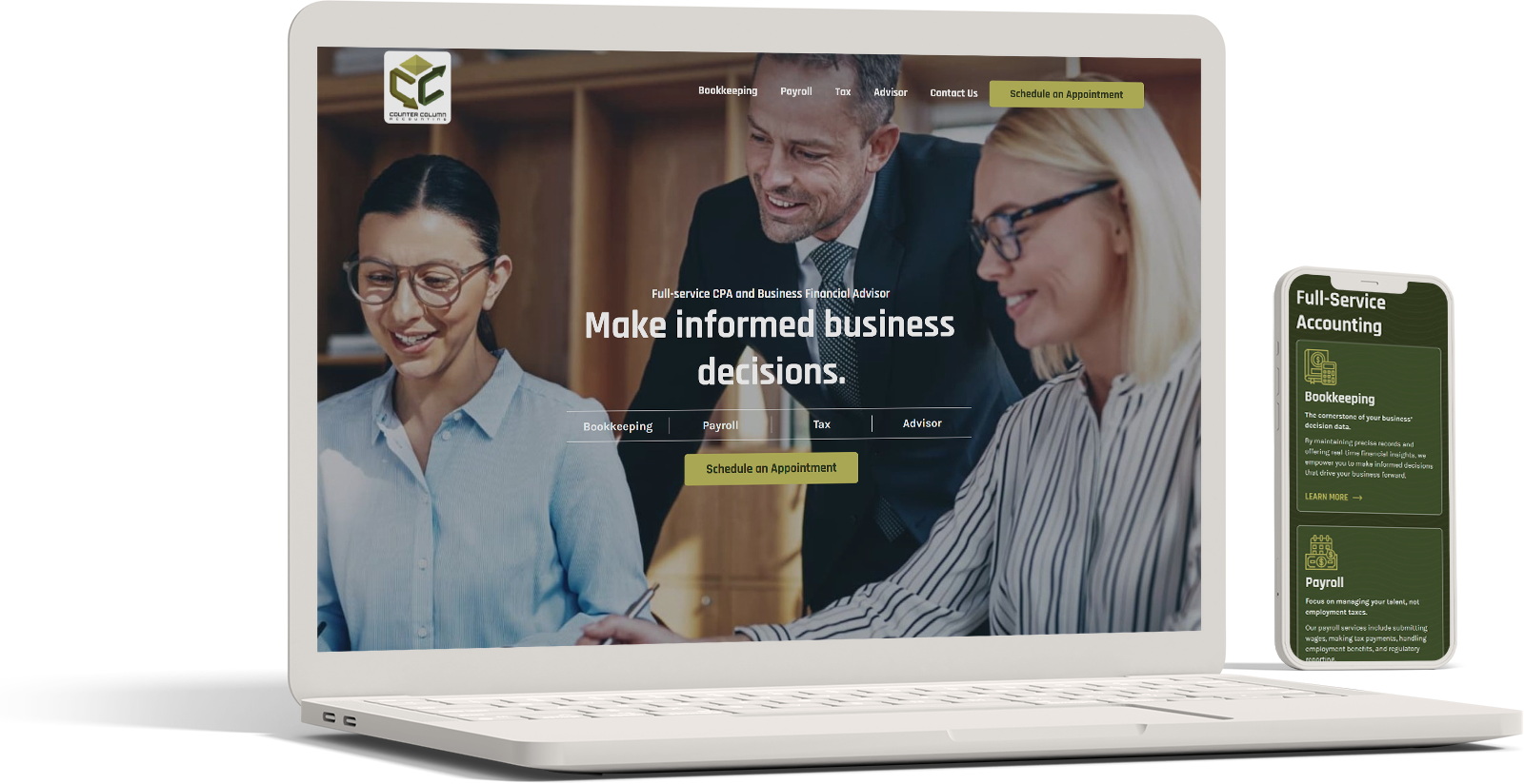 Counter Column Accounting - Well Dressed Walrus